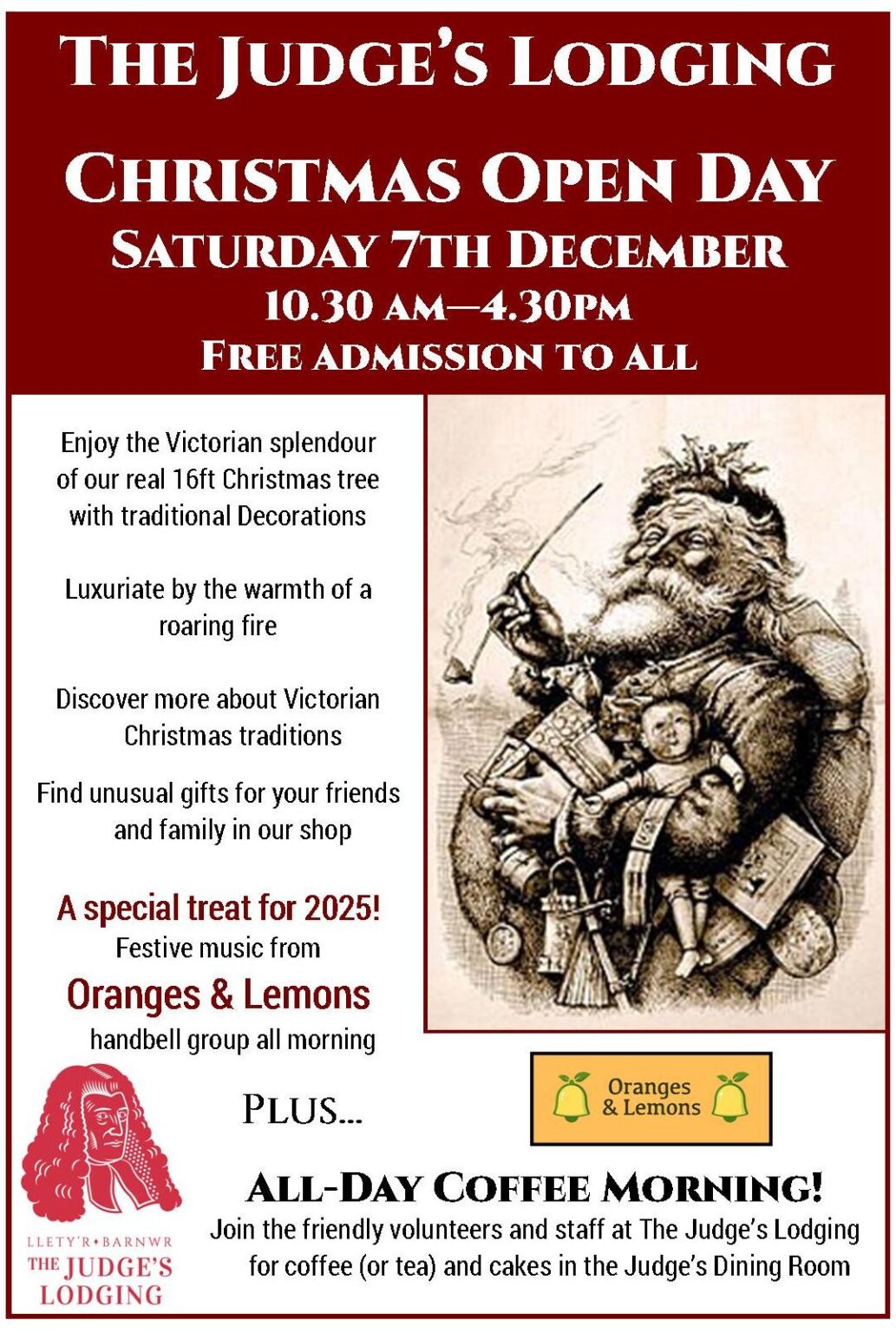 Christmas Open Day - The Judge’s Lodging